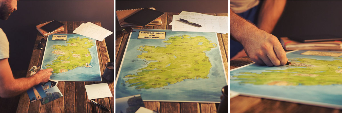Scratchable Map Ireland • All Around Ireland